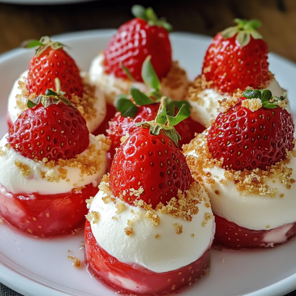 Cheesecake Deviled Strawberries – Mini Meal Prep