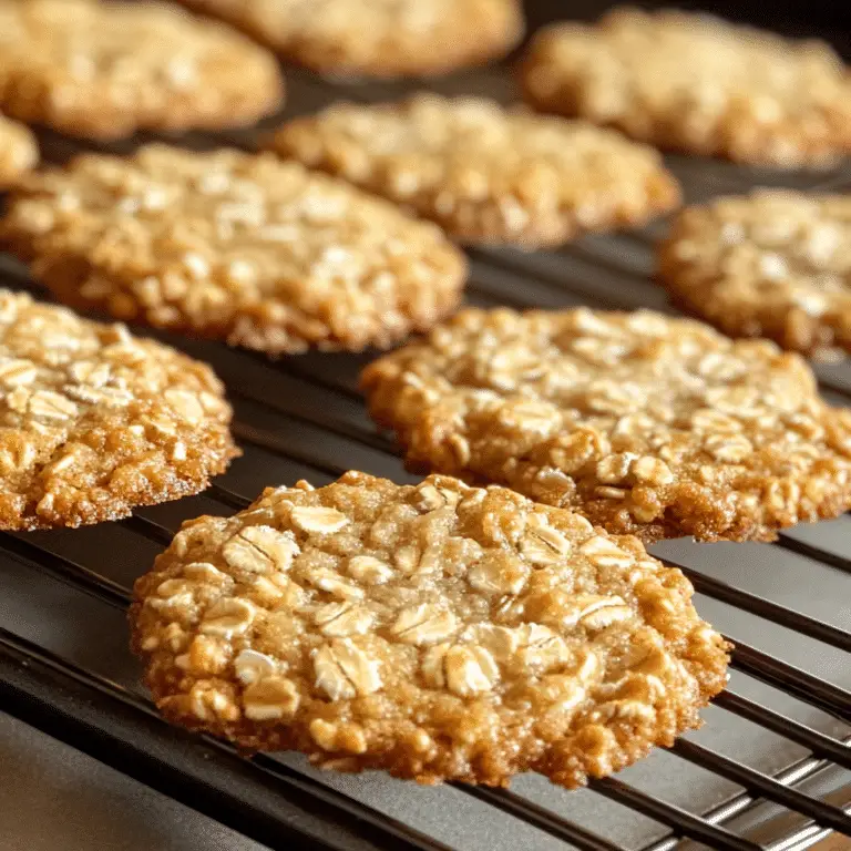 Chewy Oatmeal Lace Cookies – Mini Meal Prep