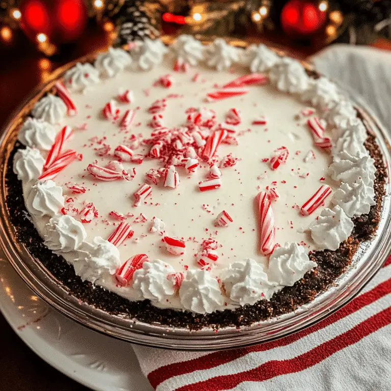 Christmas Peppermint Pie – Mini Meal Prep