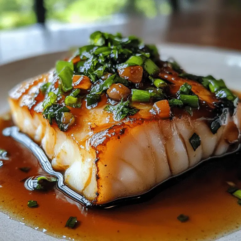 Ginger Soy Glazed Cod Seafood Dish - Mini Meal Prep