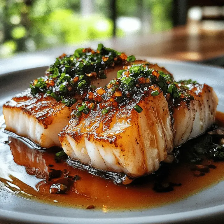 Ginger Soy Glazed Cod Seafood Dish – Mini Meal Prep