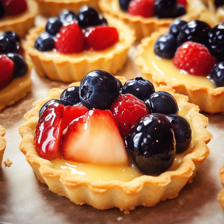 Mini Fruit Tarts With Pastry Cream - Mini Meal Prep