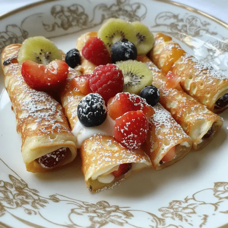 Crepe Rolls with Fruit – Mini Meal Prep