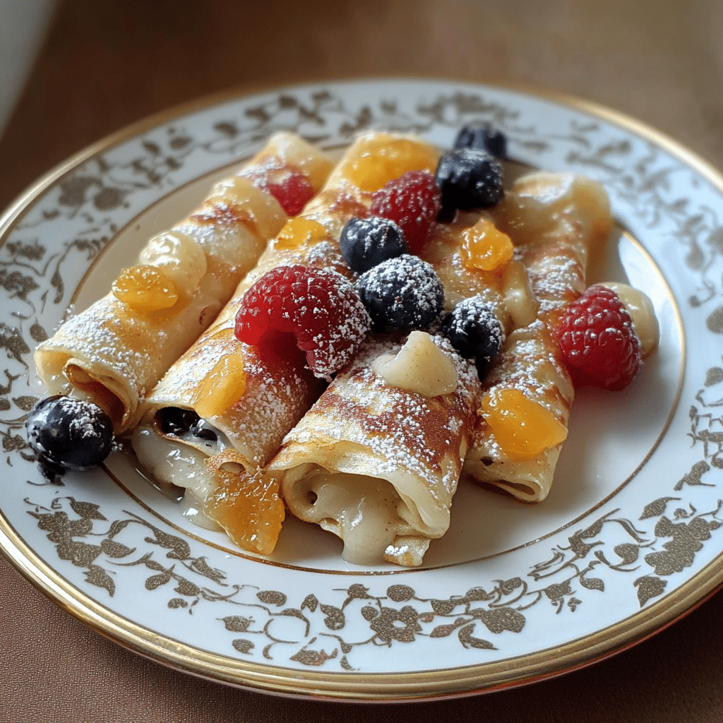 Crepe Rolls with Fruit – Mini Meal Prep