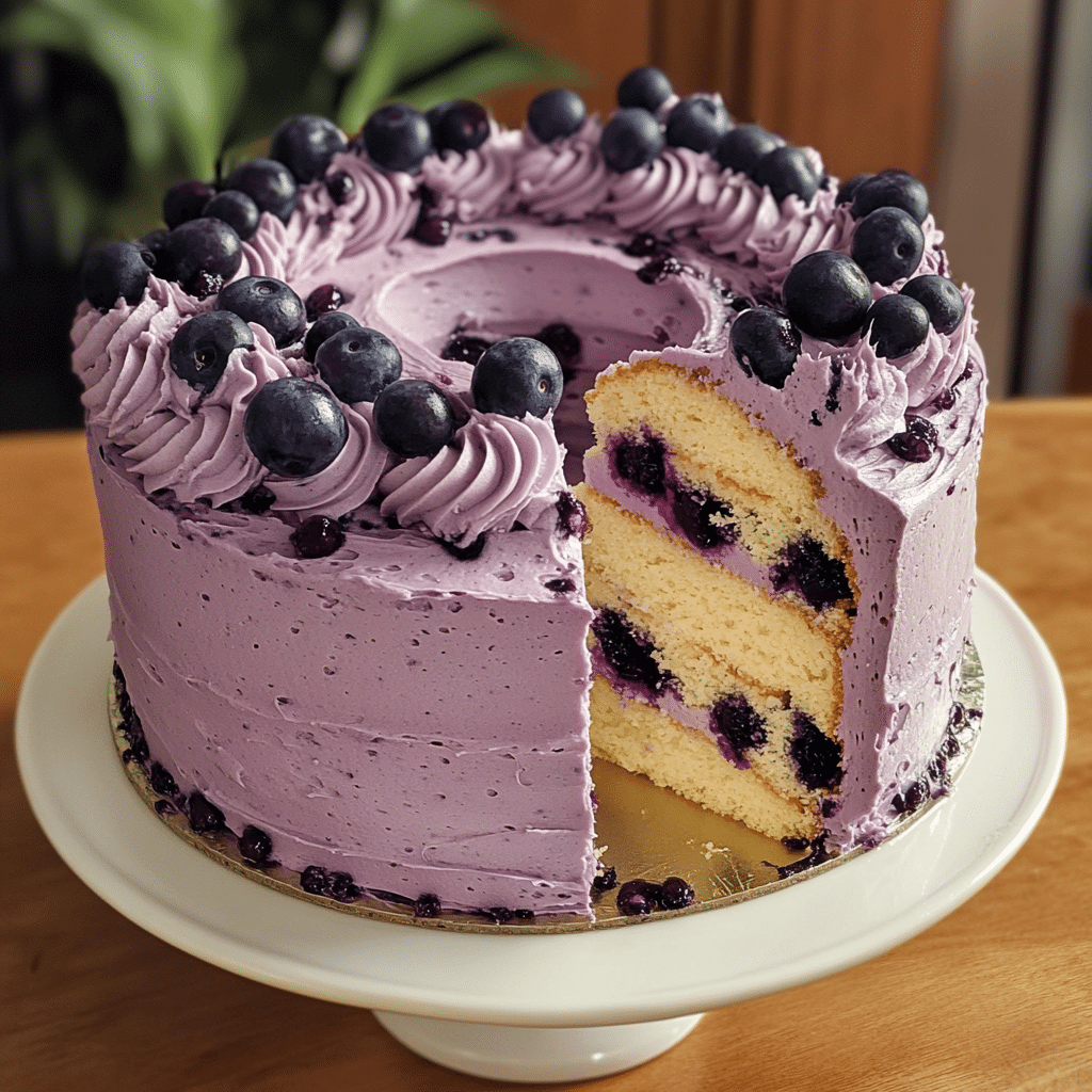 Blueberry Chiffon Cake – Mini Meal Prep