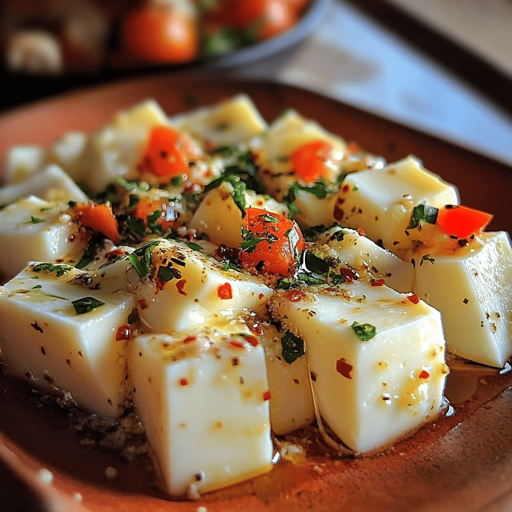 Marinated Cheese – Mini Meal Prep