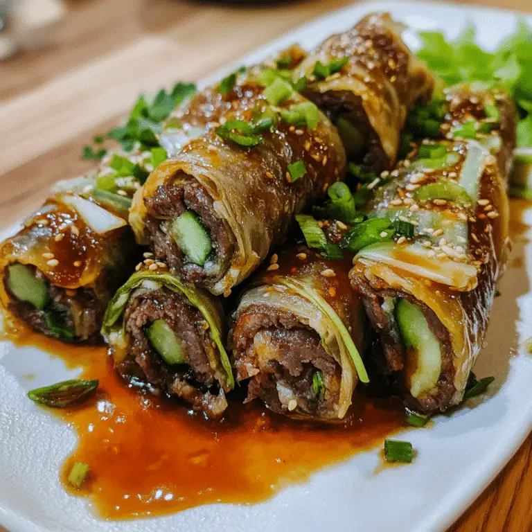 Taiwanese Beef Rolls