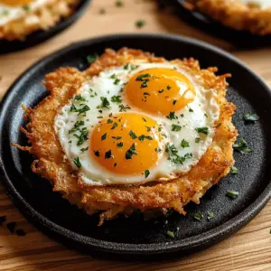 Eggs In Crispy Hash Brown Baskets – Mini Meal Prep