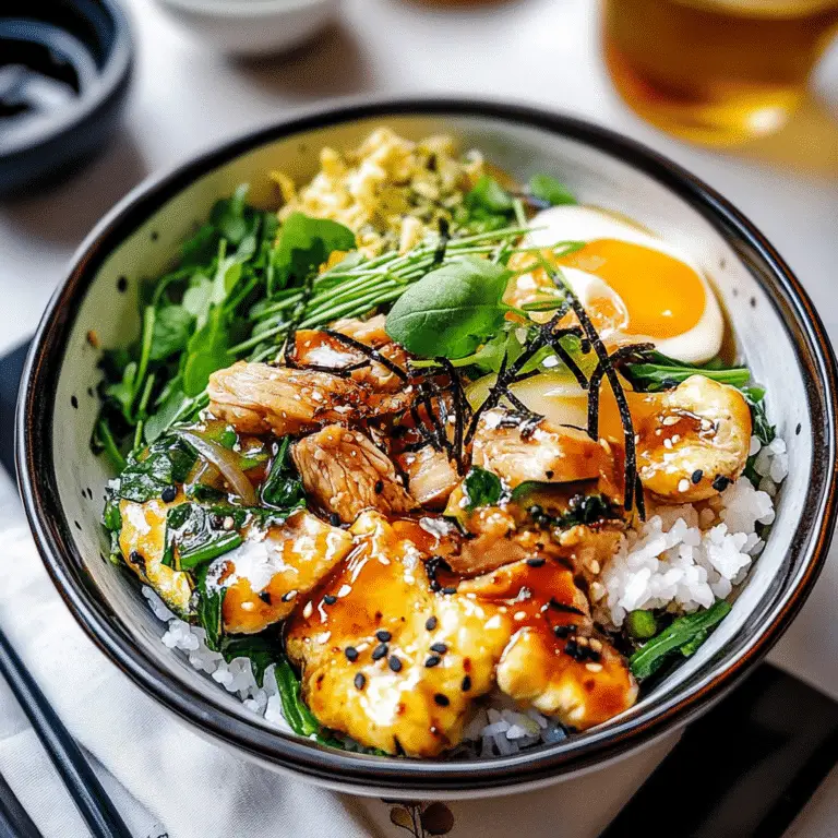 Niratama Donburi – Mini Meal Prep
