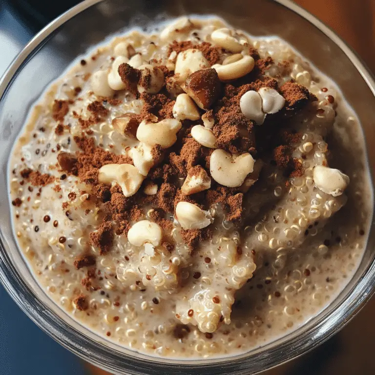 Creamy Quinoa Pudding