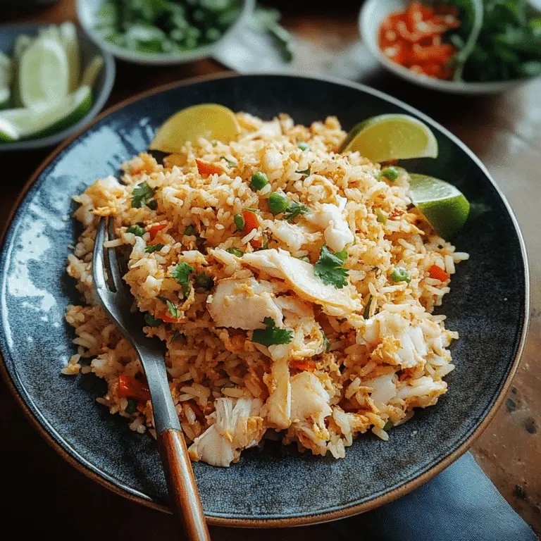 Thai Style Crab Fried Rice – Mini Meal Prep