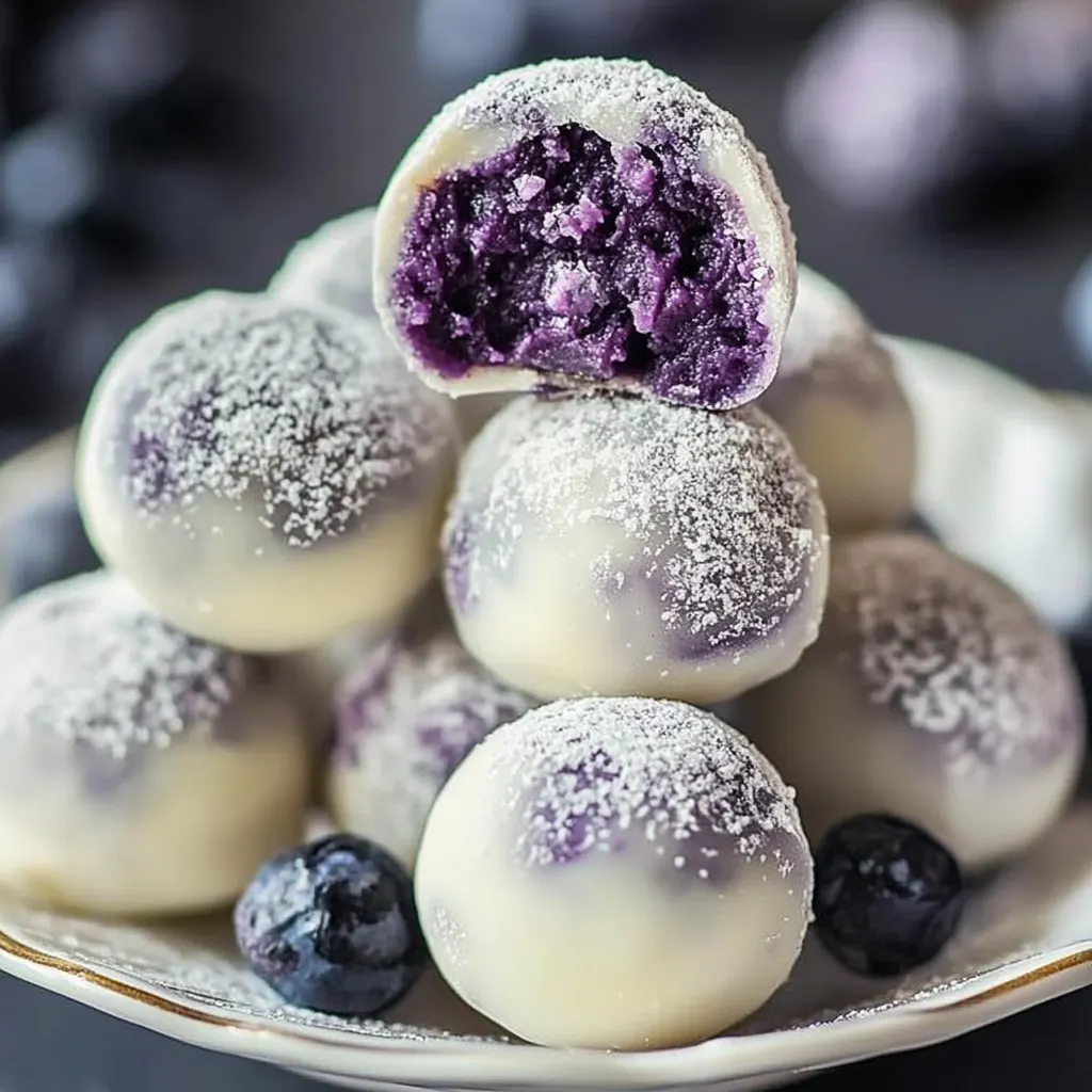 White Chocolate Blueberry Truffles: An Amazing Ultimate Recipe – Mini ...