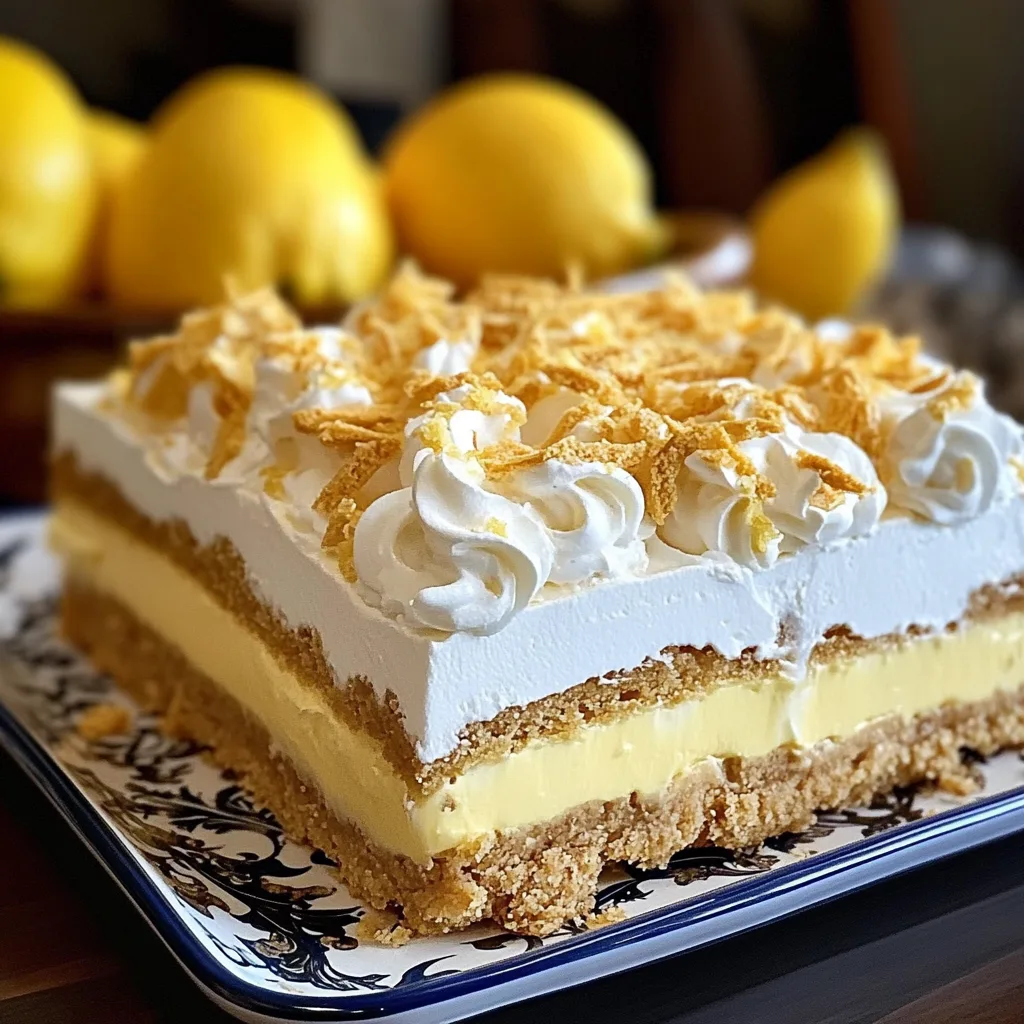 No-Bake Lemon Eclair Cake: An Incredible Ultimate Dessert Recipe – Mini ...