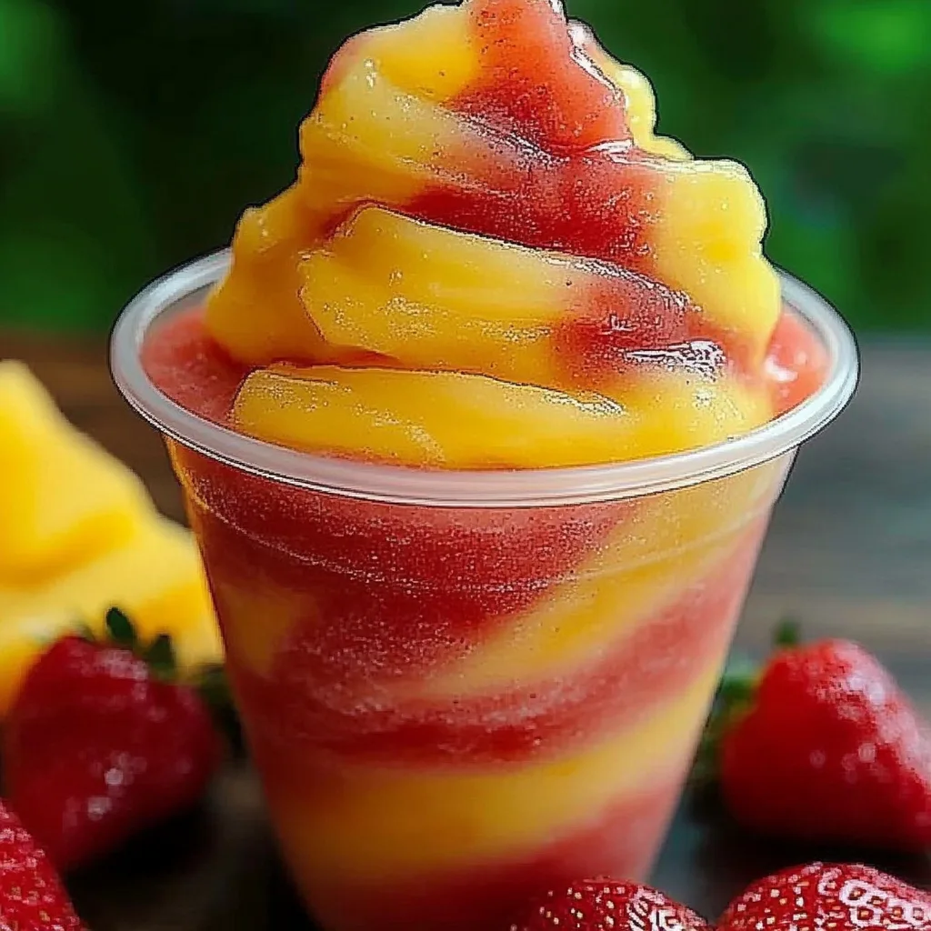 Pineapple Strawberry Swirled Slushies: An Incredible Ultimate Recipe ...